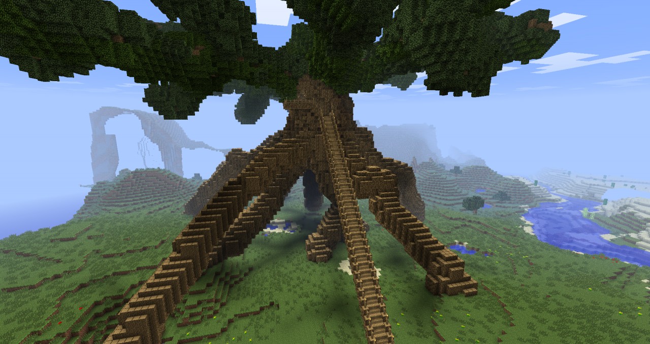 a tree Minecraft Map