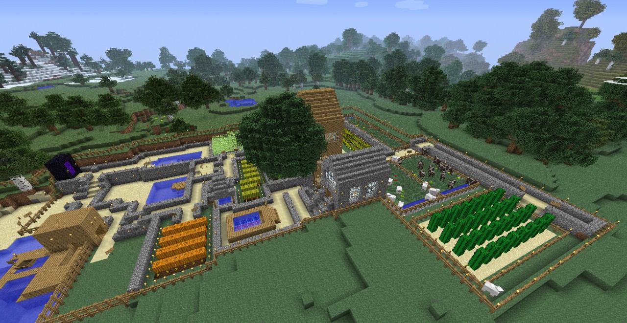 The Village Of Minecraftia Minecraft Map