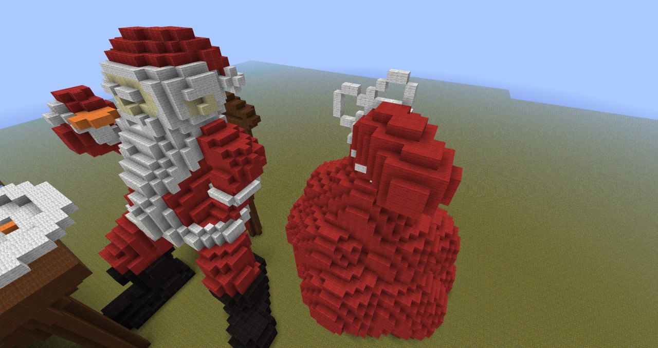 Santa having a treat Minecraft Map