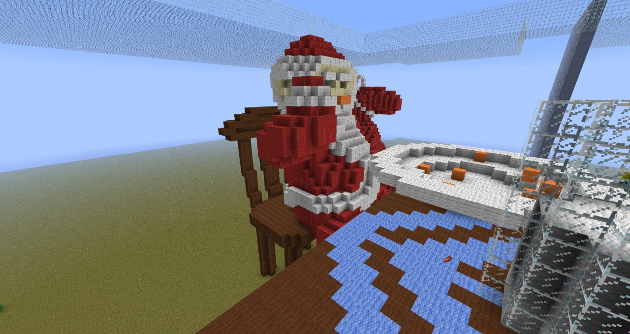 Santa having a treat Minecraft Map