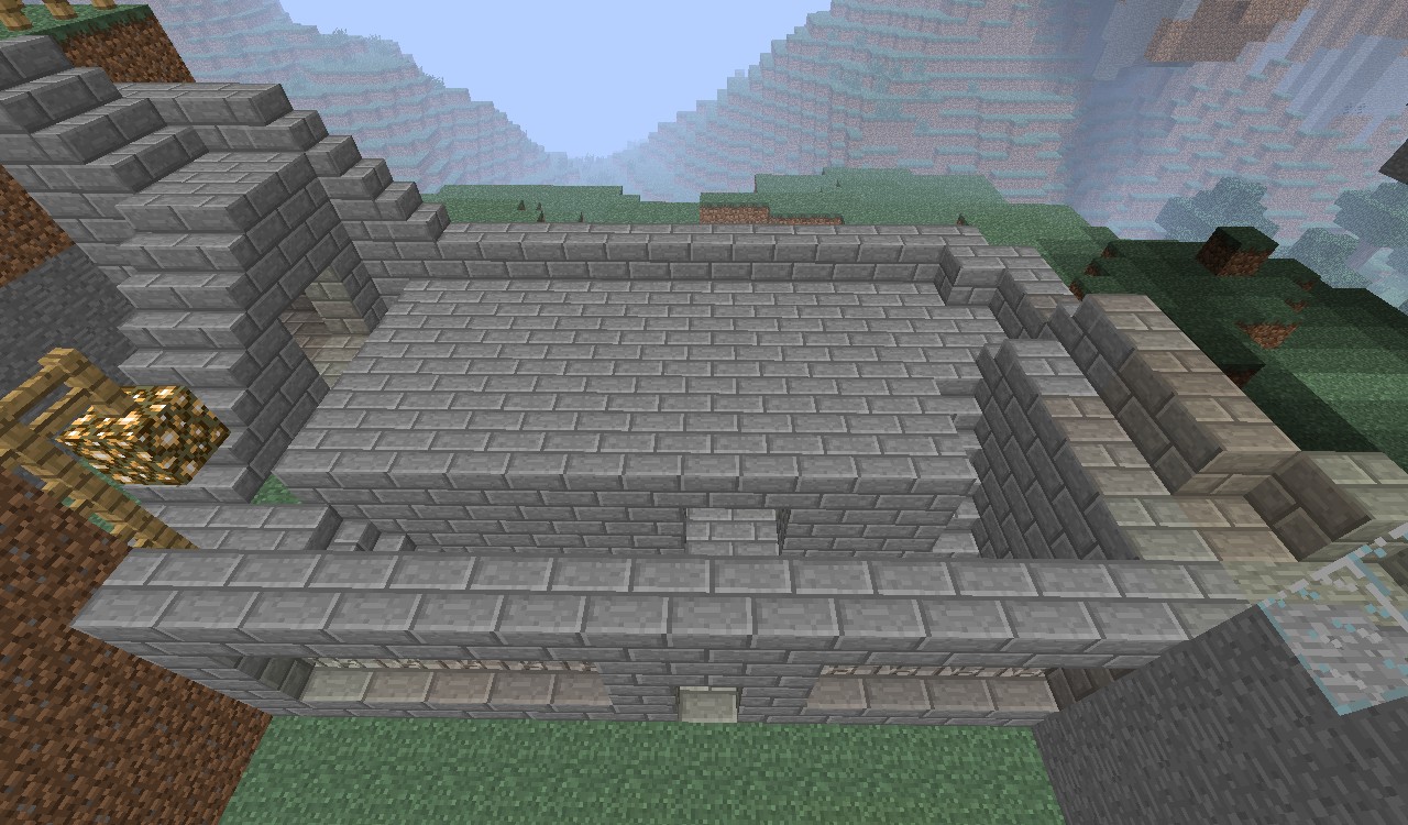 Mountain house W/ Lab Minecraft Map