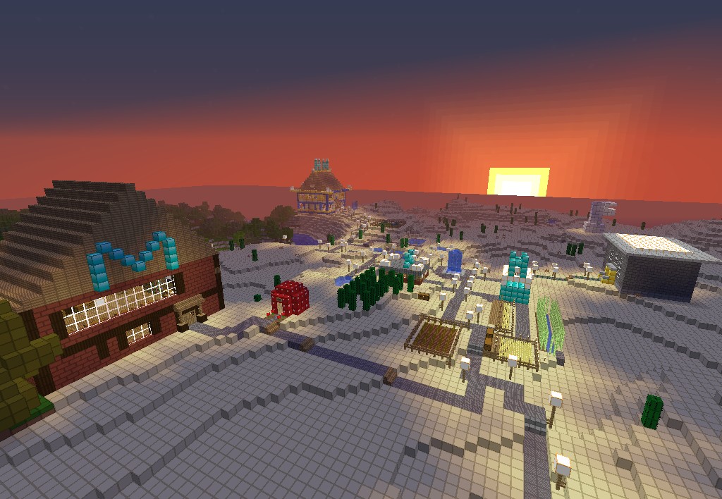 My office Minecraft Map