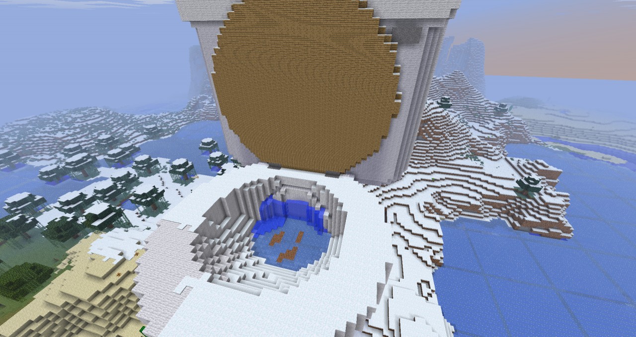 GAINT flushable toilet Minecraft Map