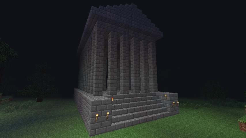 Maison Carrée - A Roman Temple Minecraft Map