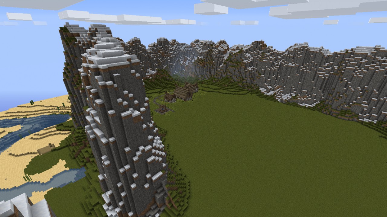 Skyrim Village Minecraft Map