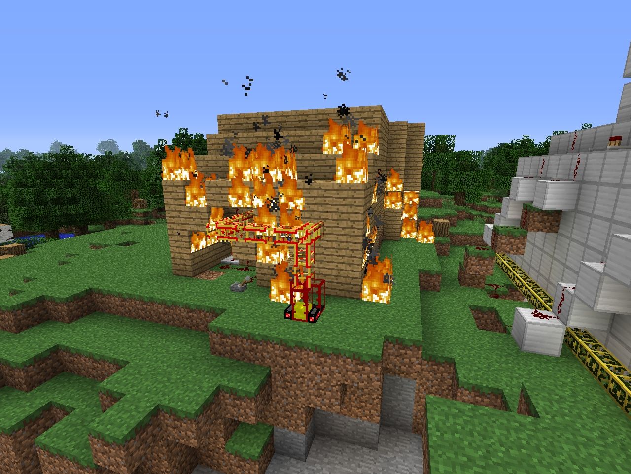 Factory Fire :o Minecraft Map