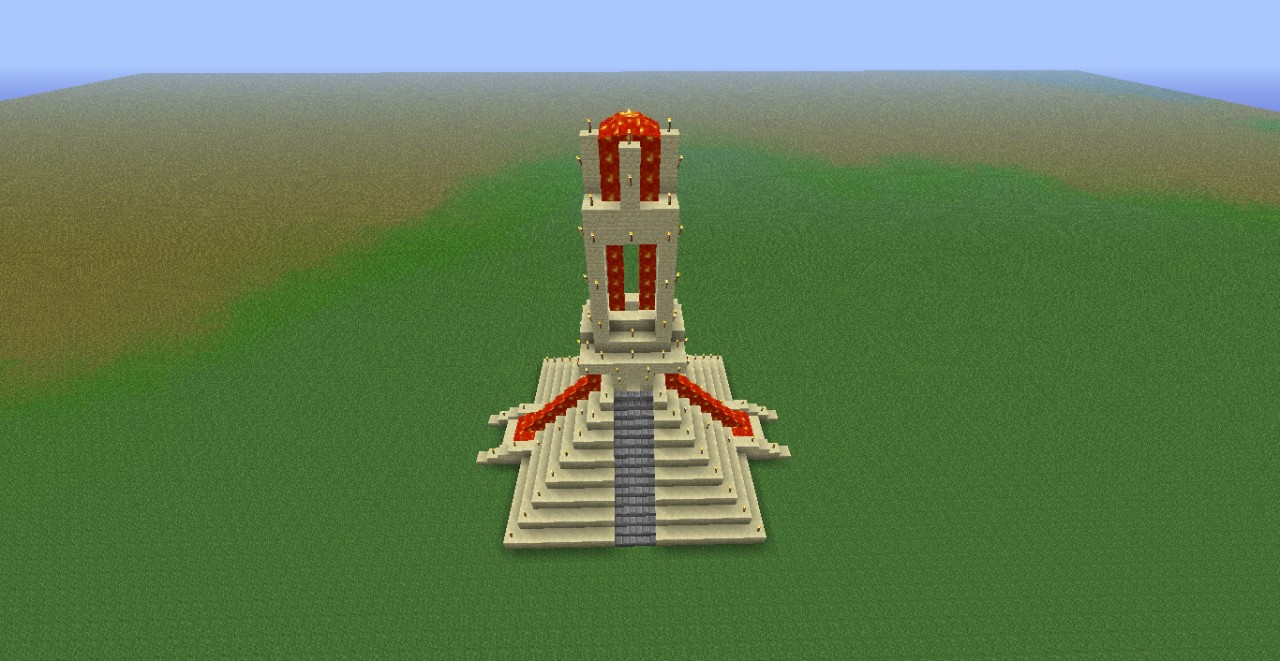 The Temple Of Lava Minecraft Map