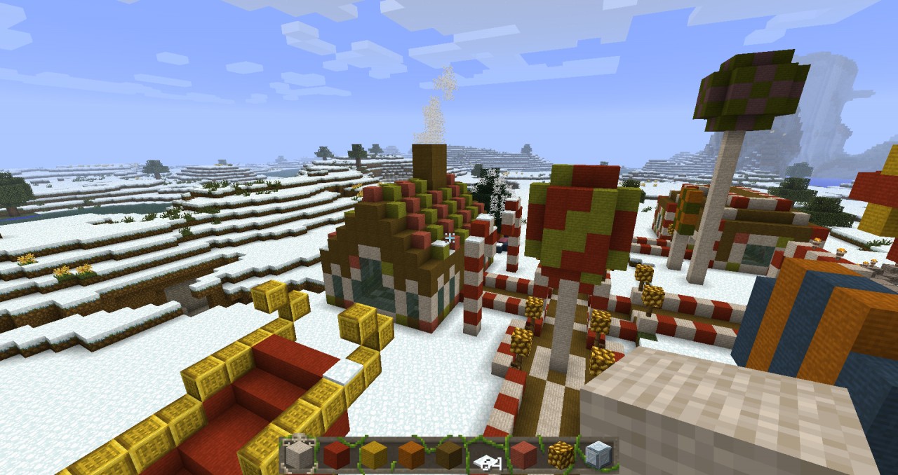 Gingerbread town (Read description) Minecraft Map