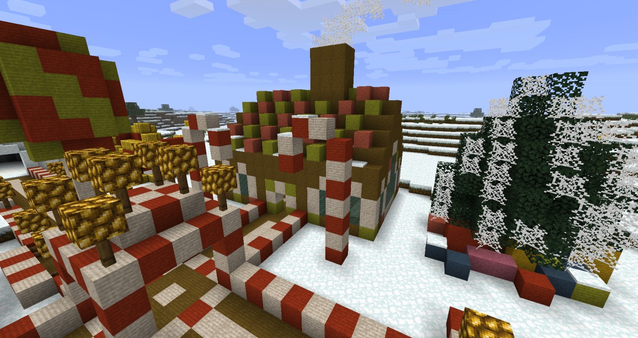 Gingerbread town (Read description) Minecraft Map