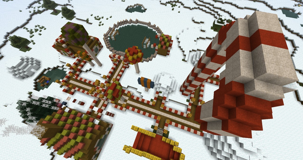 Gingerbread town (Read description) Minecraft Map
