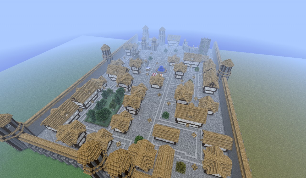All my 5 big cities Minecraft Map