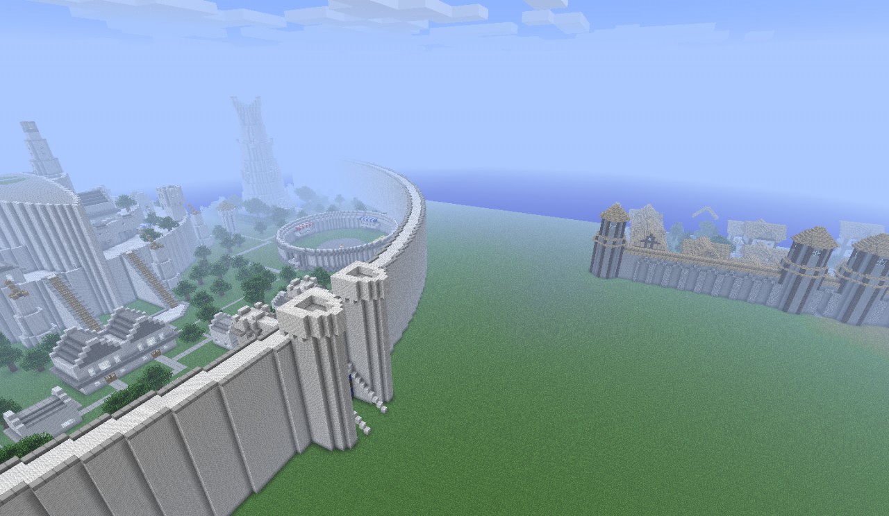 All my 5 big cities Minecraft Map