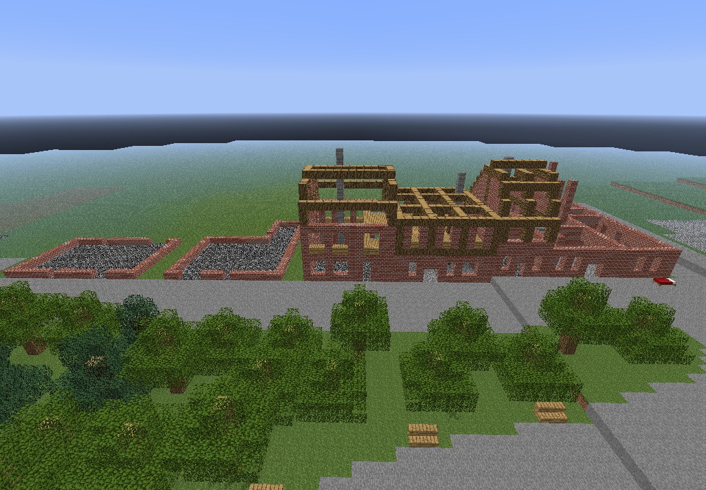 construction of the Renaissance city Minecraft Map