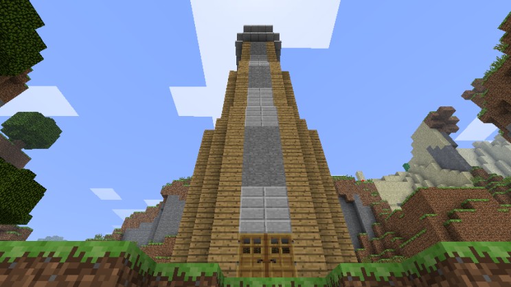 Huge Watchtower Minecraft Map