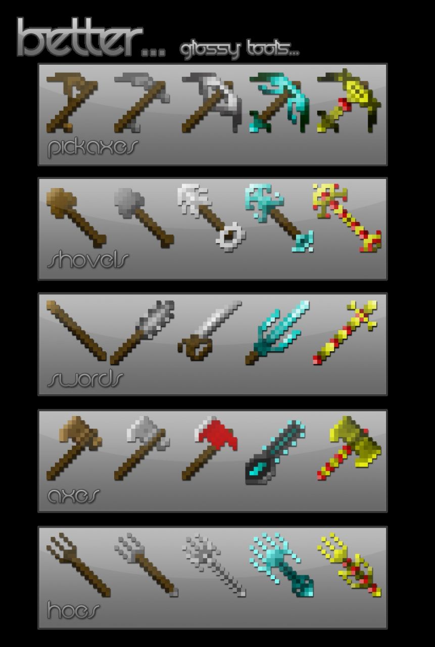 GlossyPack Minecraft Texture Pack