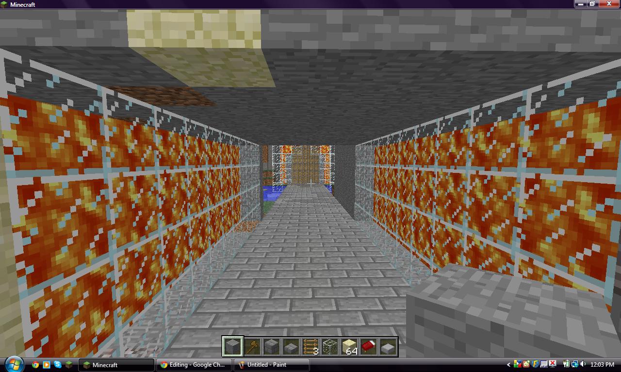 Lava House Minecraft Map