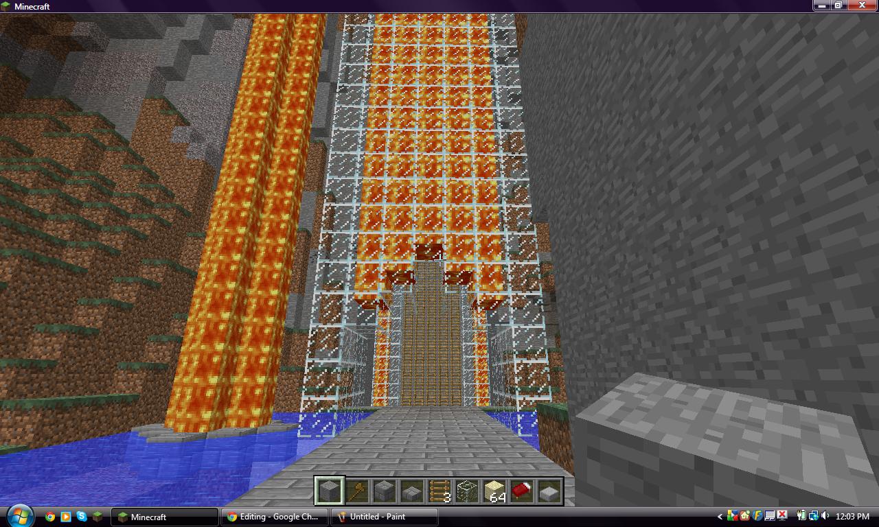 Lava House Minecraft Project