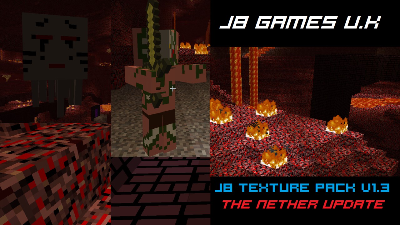 J8 Texture Pack! V1.3 "The Nether Update" Minecraft Texture Pack