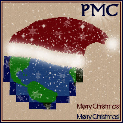 Merry Christmas - PMC logo Minecraft Map
