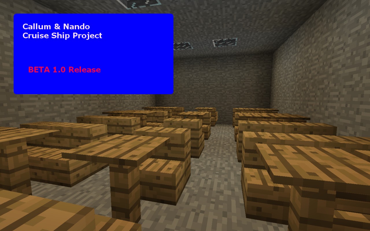 Callum & Nando [Cruise Ship] Minecraft Map