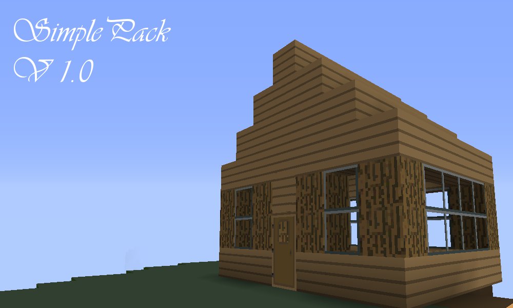 [1.0.0] SimplePack V1.0 Minecraft Texture Pack