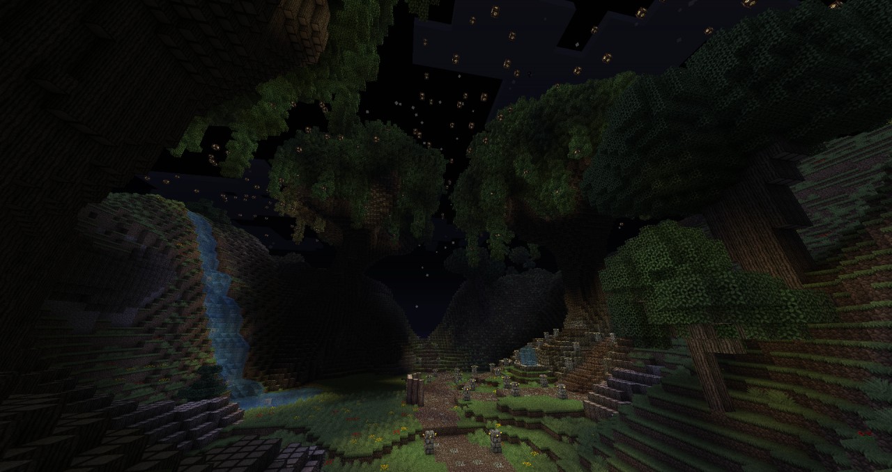 Starfall Valley [Custom Terrain and Spawn] Minecraft Map