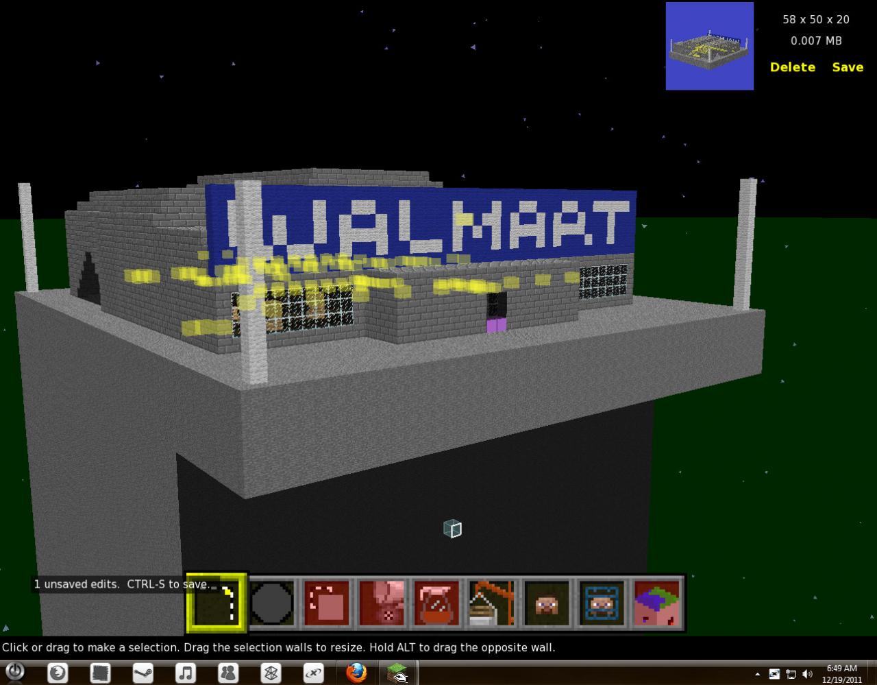 Wal-Mart schematics Minecraft Map