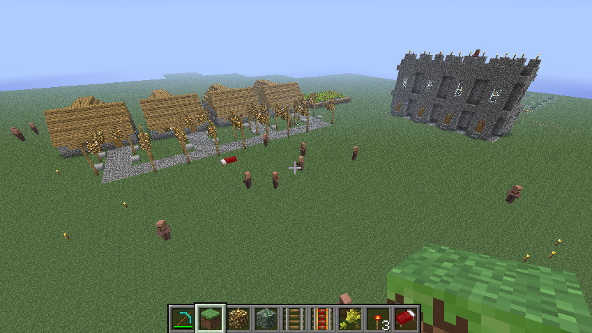 Custom NPC Village Minecraft Map