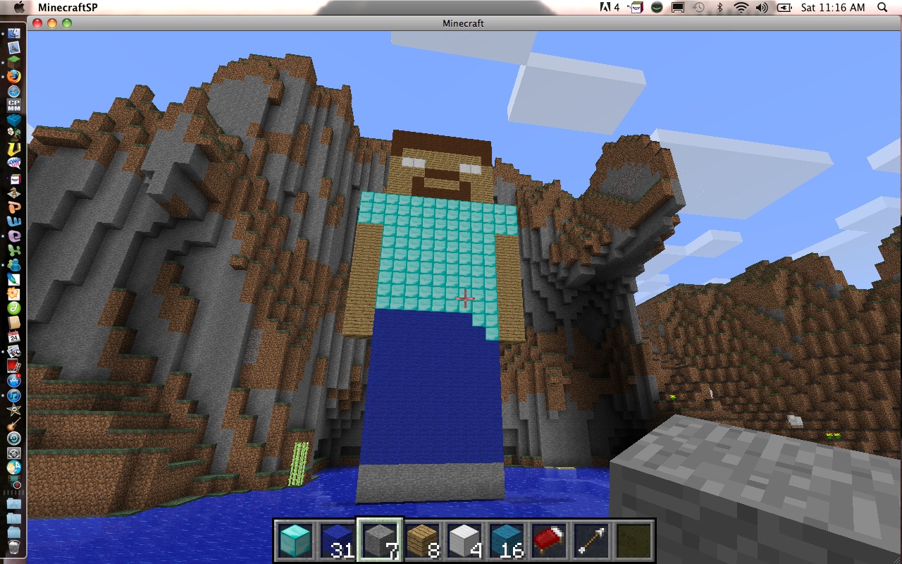 My MInecraft Steve and herobine and skeleton of steve Minecraft Project