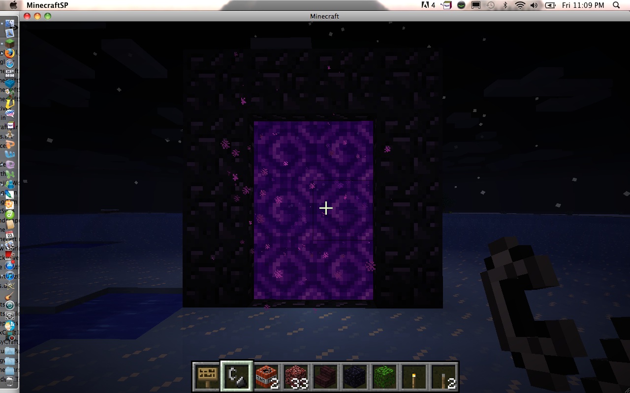 Nether world and transport Minecraft Map