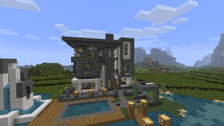 Modern Luxury Villa Minecraft Map