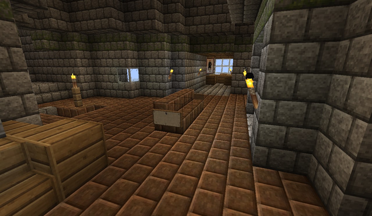 Floating castle Minecraft Map