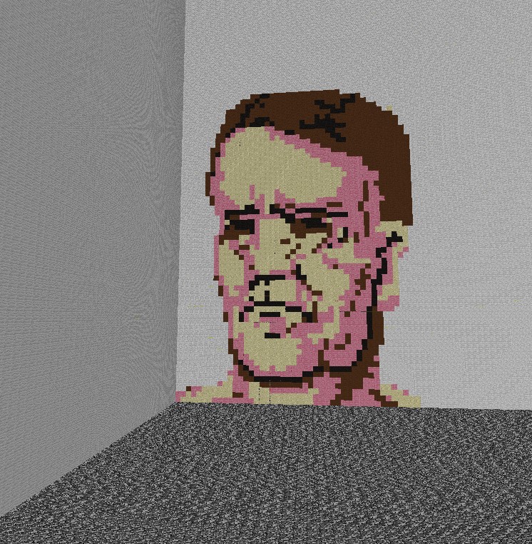 Exploding head strip Minecraft Map