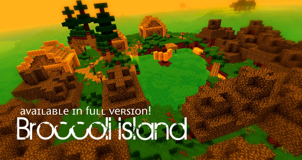 The Broccoli island Minecraft Map