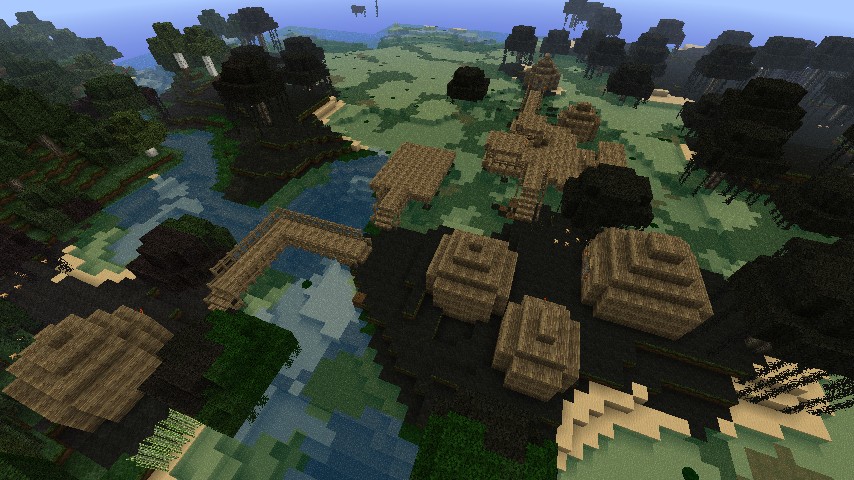 Swamp village Minecraft Map