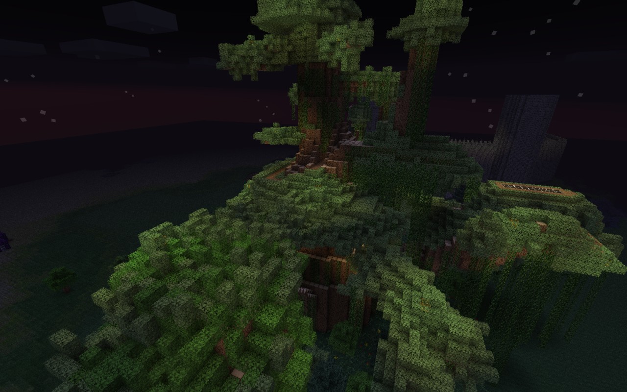 Tree House and Castle (my first project) Minecraft Map