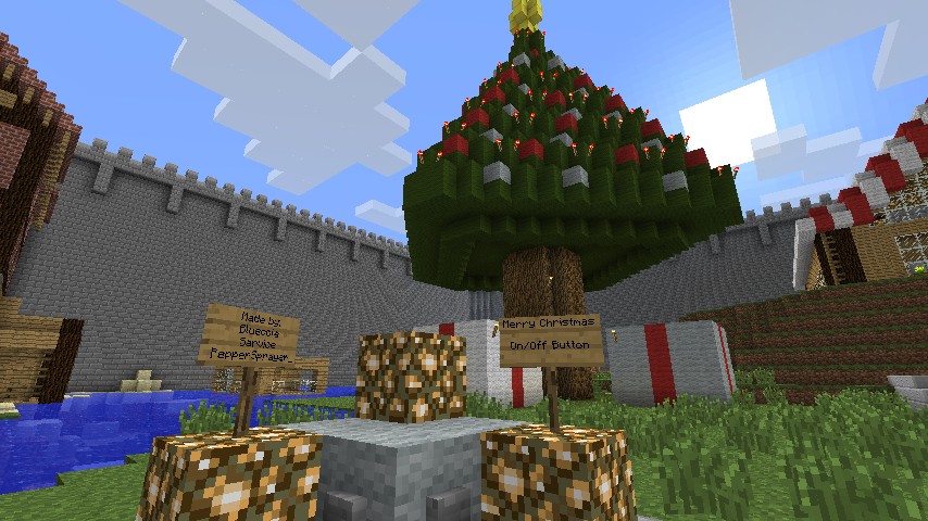 Giant Christmas Tree Minecraft Map