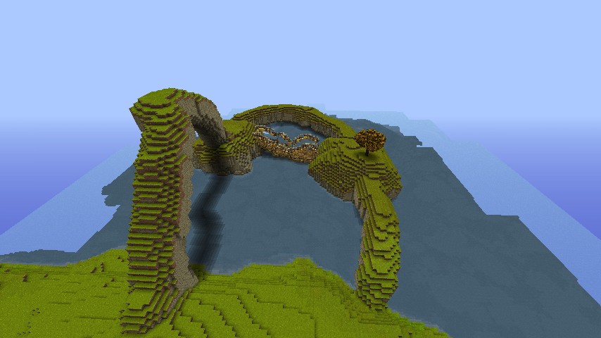 Nice Looking Land Form Minecraft Map