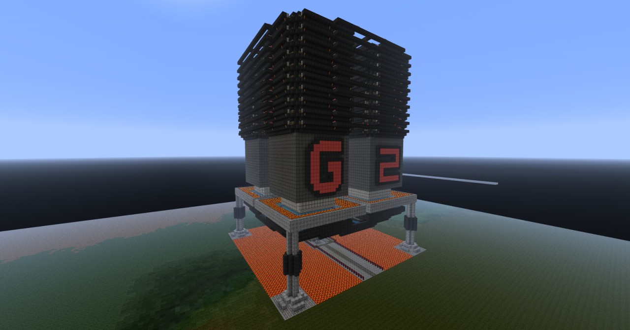 Mob Killer G2 8 tower in 4 25000 items/hr 1.0.0 Minecraft Map