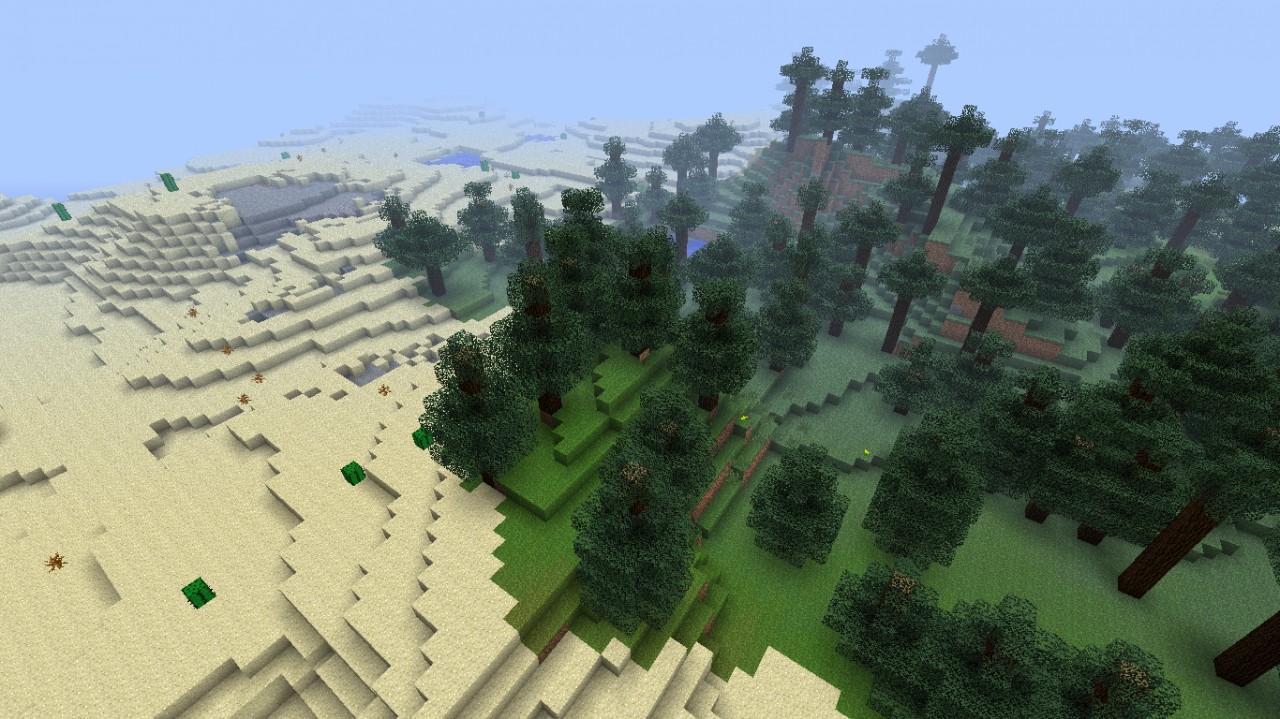 Ideal seed for singleplayer (1.0.0) Minecraft Map