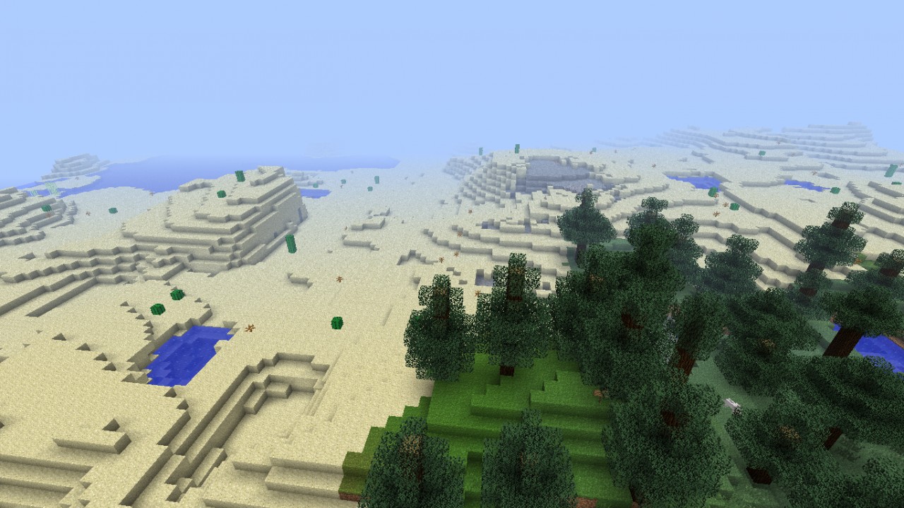 Ideal seed for singleplayer (1.0.0) Minecraft Map