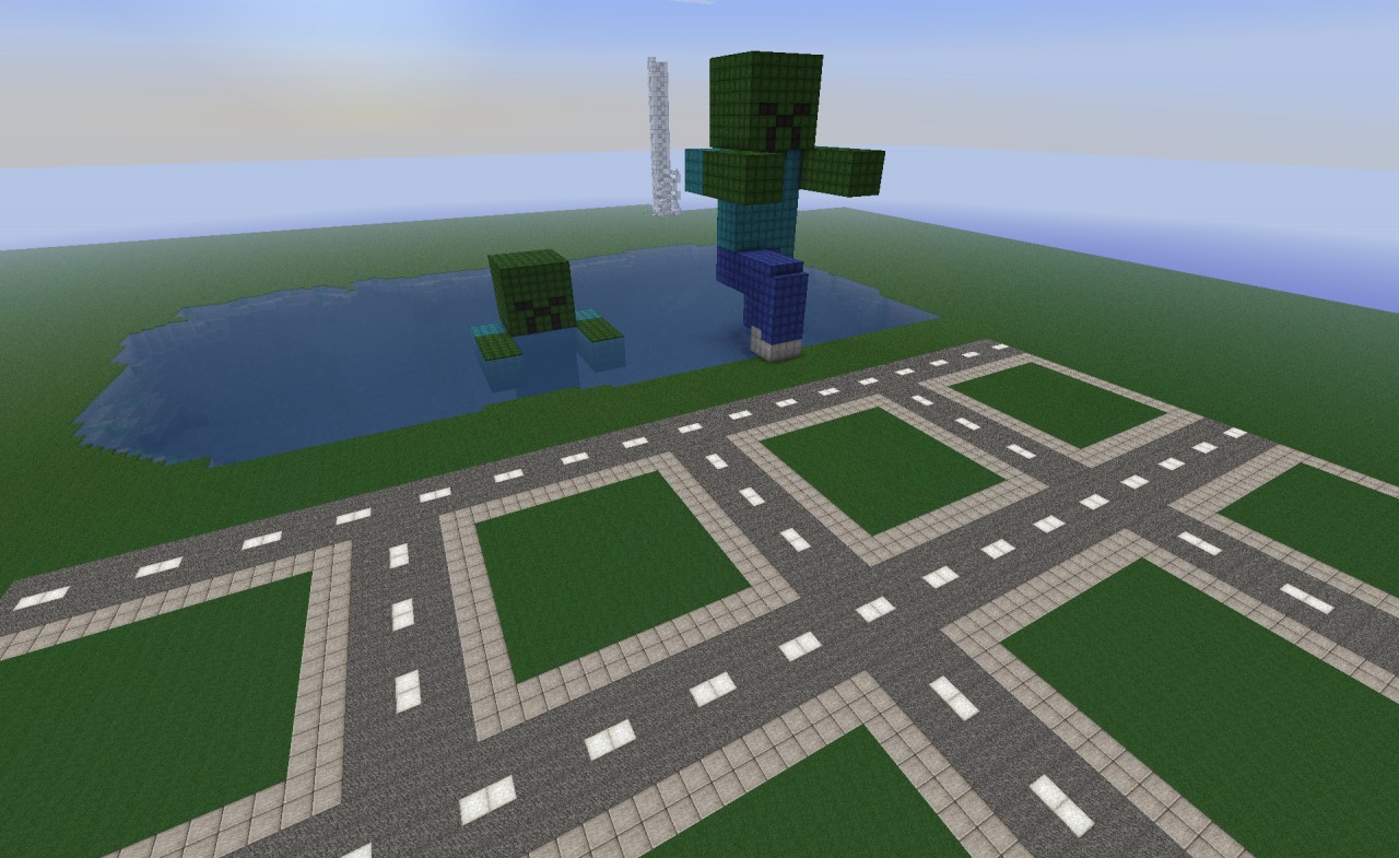 Zombie apocalypse Minecraft Map