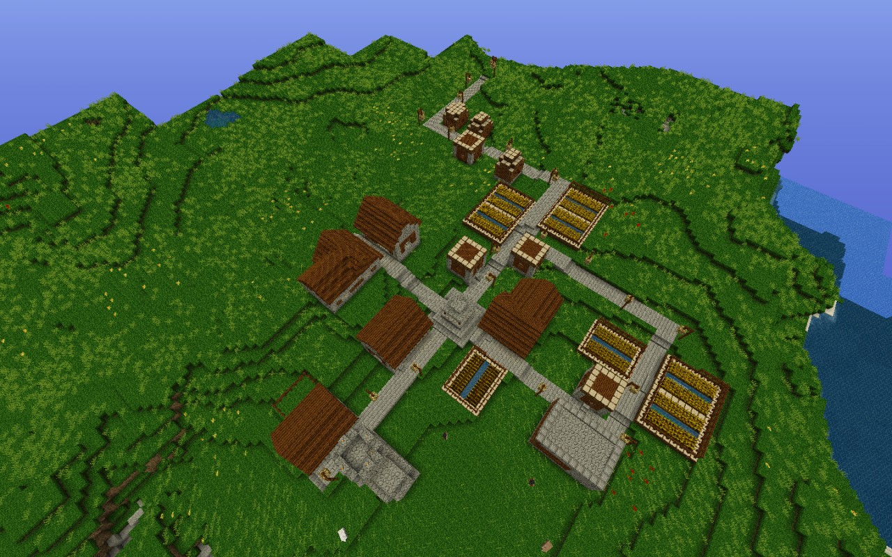 Upgraded/Big NPC Village Minecraft Map