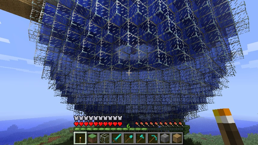 Glass balls Minecraft Map