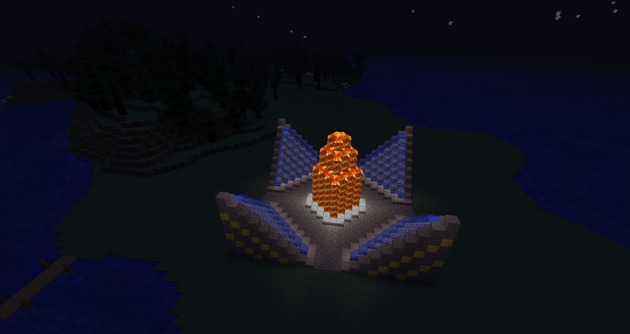 Lava and Water Minecraft Map