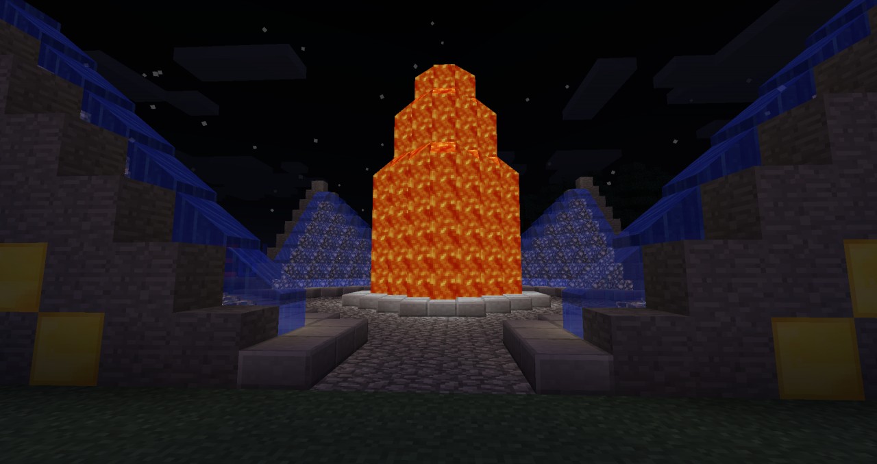Lava and Water Minecraft Map