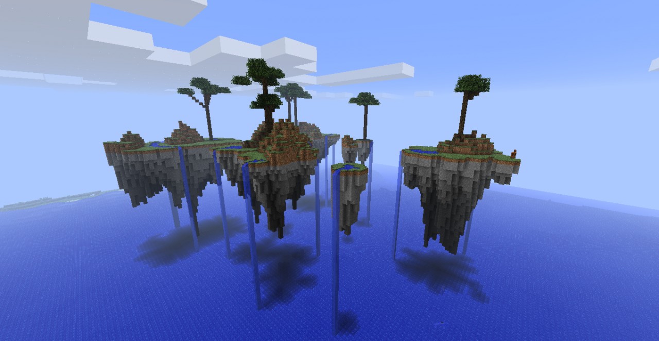 floating islands Minecraft Map
