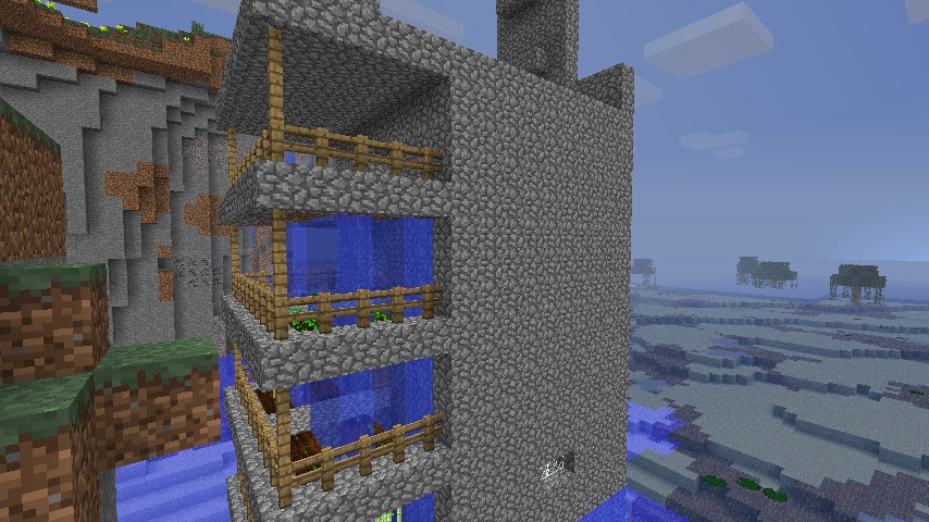 my tall house Minecraft Map
