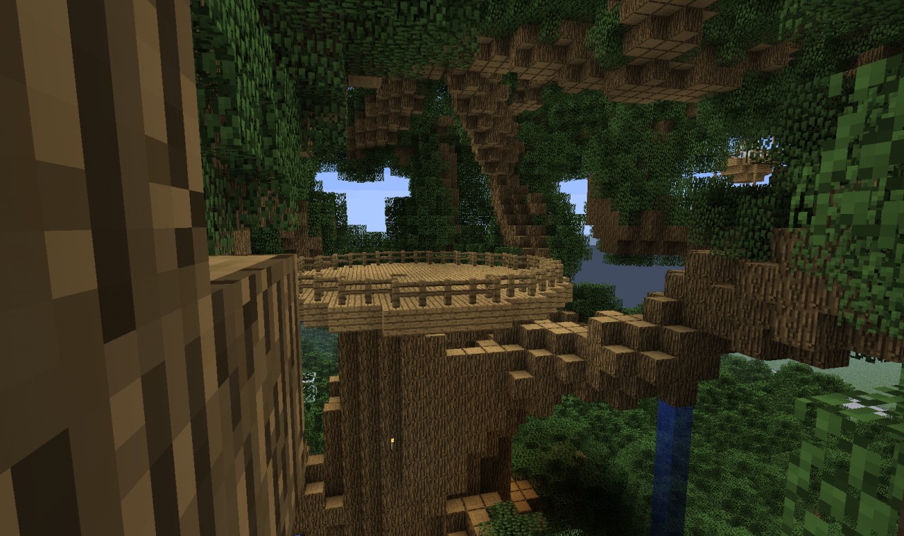 mega treehouse Made by Orangelemonrain Minecraft Map