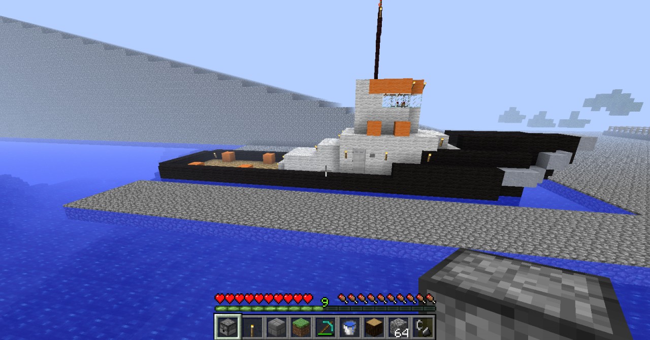 Tug Boat/Ship Minecraft Map